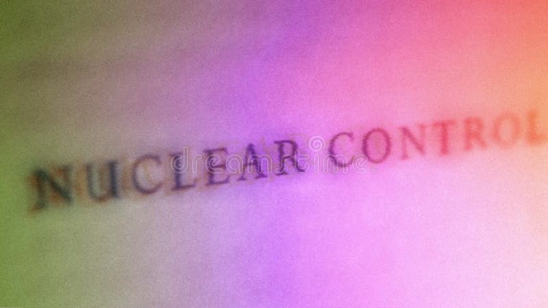 Nuclear Control on Screen Glitch Effect Stock Video - Video of hazard ...