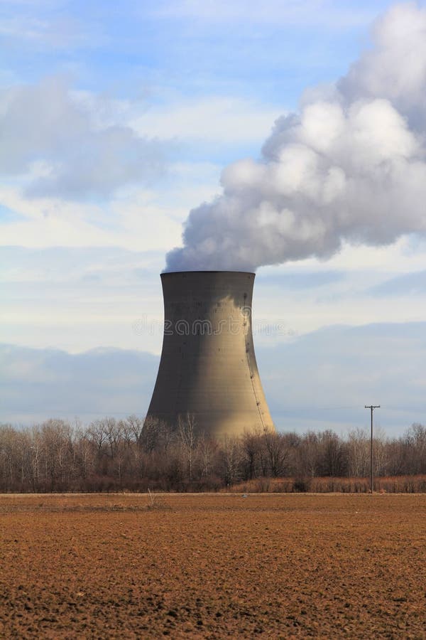 Nuclear Cooling Tower stock image. Image of power, facility - 14333059