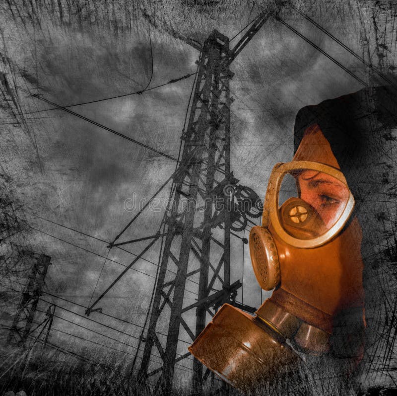 Nuclear Danger Radioactive Disaster Stock Image - Image of land ...