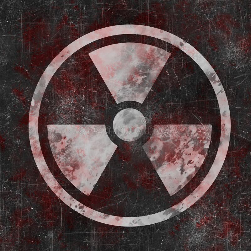 Nuclear Danger, Real Risk of a Nuclear Disaster Stock Illustration ...