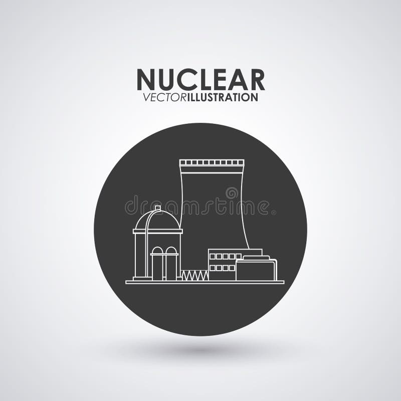 Nuclear Design. Danger and Industry Concept Stock Vector - Illustration ...