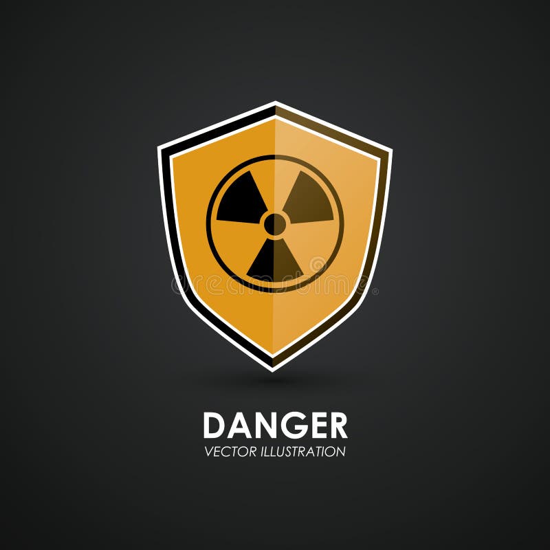 Nuclear Design. Danger and Industry Concept Stock Vector - Illustration ...
