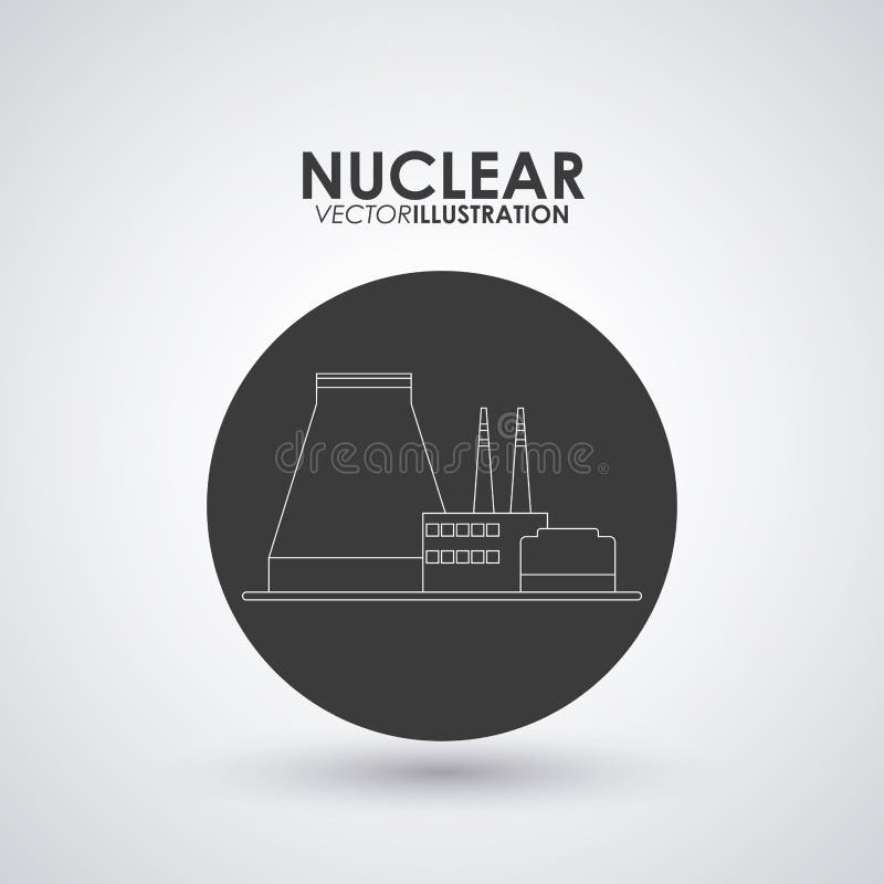 Nuclear Design. Danger and Industry Concept Stock Vector - Illustration ...
