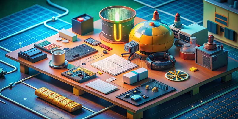 A Nuclear Engineers Precision Workshop Aerial View of a Complex Power ...