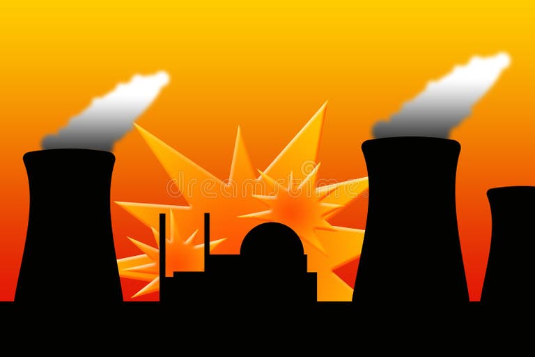 Nuclear Power Plant Fire Stock Illustrations – 1,116 Nuclear Power ...