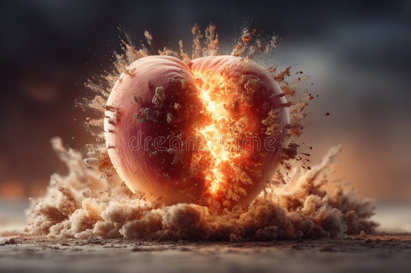 Nuclear Explosion Creating a Massive Shockwave and Mushroom Cloud in a ...