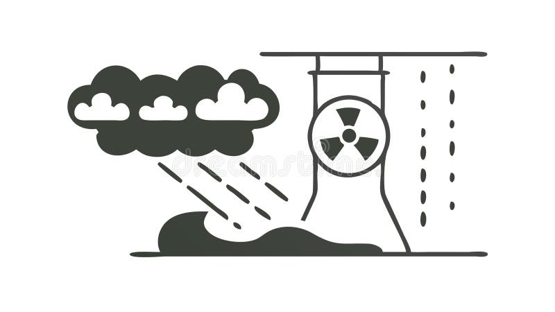 Nuclear Explosion Over the City. Generative AI Stock Illustration ...