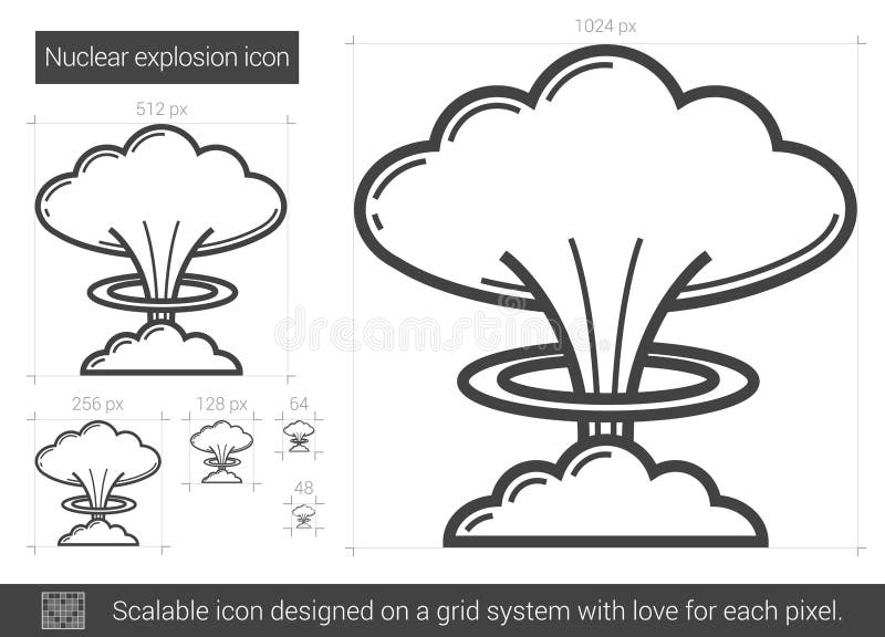 Nuclear Explosion Linear Icon Stock Illustrations – 2,162 Nuclear ...