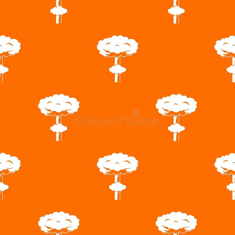 Nuclear Explosion Pattern Seamless Stock Vector - Illustration of ...