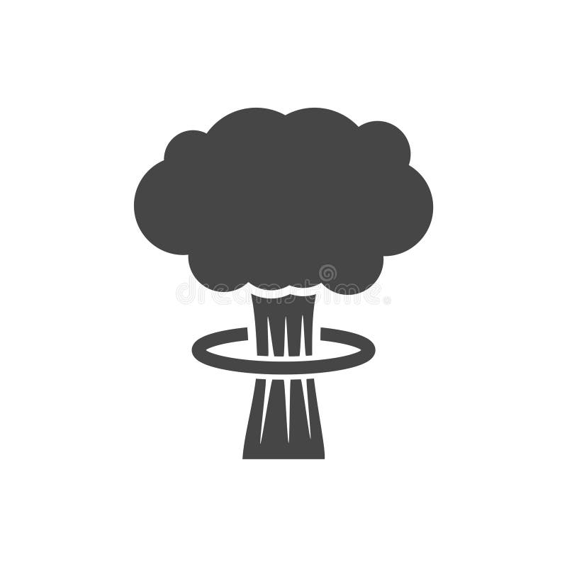 Nuclear explosion stock vector. Illustration of biohazard - 161465523