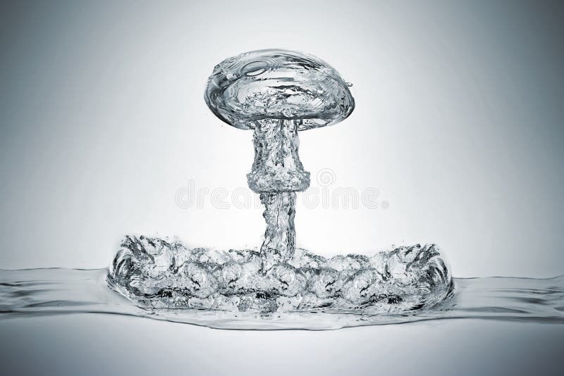 Nuclear Explosion and Water Stock Image - Image of ocean, conceptual ...