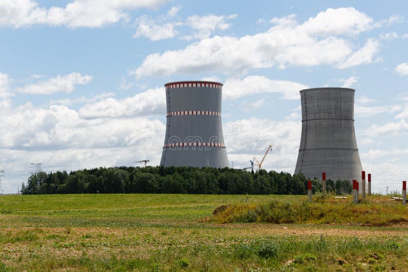 Nuclear Factory stock photo. Image of france, river, bridge - 20990936
