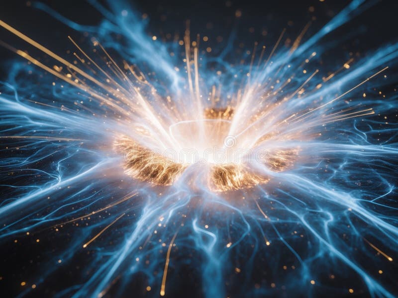 Nuclear Fusion Reaction Occurring Inside a Star Stock Photo - Image of ...