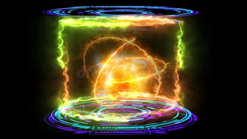 Nuclear Fusion Reactor Engine Simulation Electron Orbit and Explosive ...