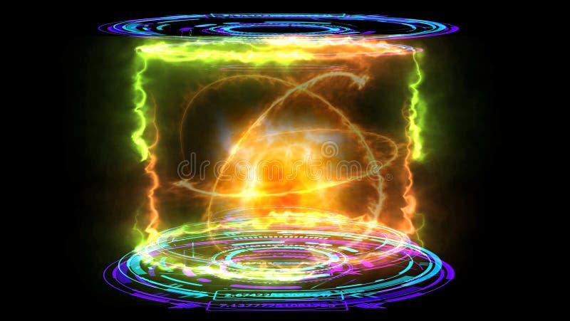 Nuclear Fusion Reactor Simulation Electron Orbit and Explosive To ...