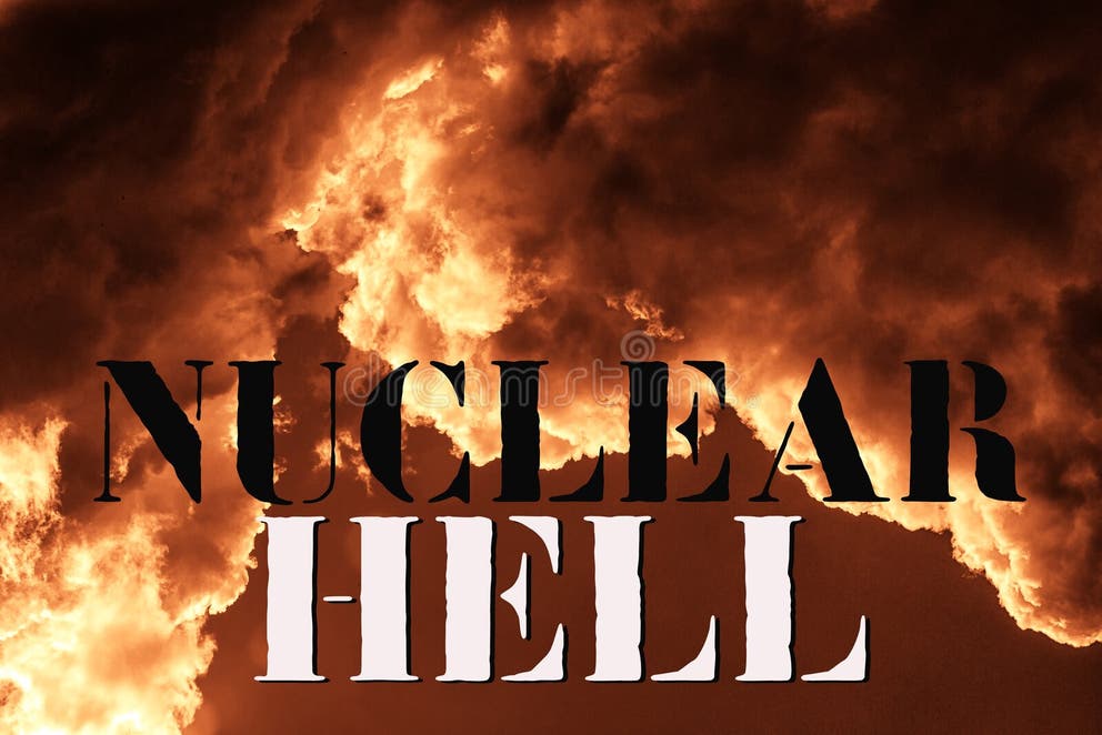 Nuclear Hell - Illustration of Nuclear Explosion Stock Photo - Image of nuclear, explosion ...