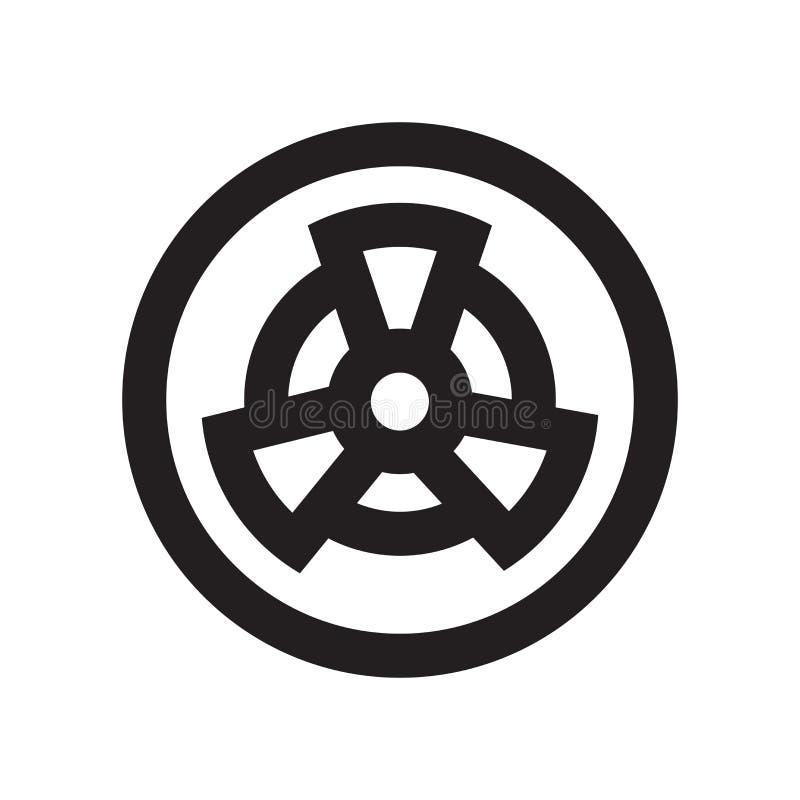 Nuclear Plant Icon Vector Sign and Symbol Isolated on White Back Stock ...