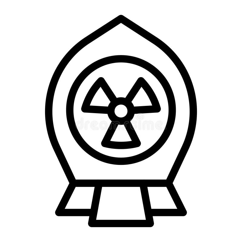 Nuclear Illustration Vector and Logo Icon Army Weapon Icon Perfect ...