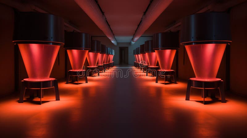 Nuclear Industry, Inside the Uranium Enrichment Plant with Glowing ...