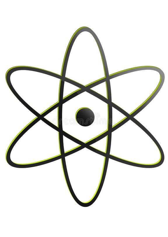 Nuclear Logo stock illustration. Illustration of tech - 1550704