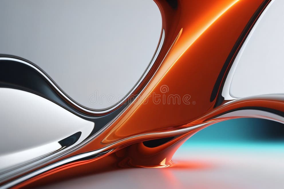 Nuclear Material with Unique and Abstract Shapes Stock Illustration ...