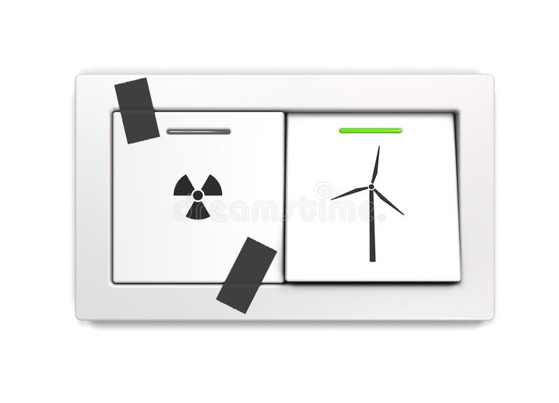Nuclear phase-out stock illustration. Illustration of icon - 39529595