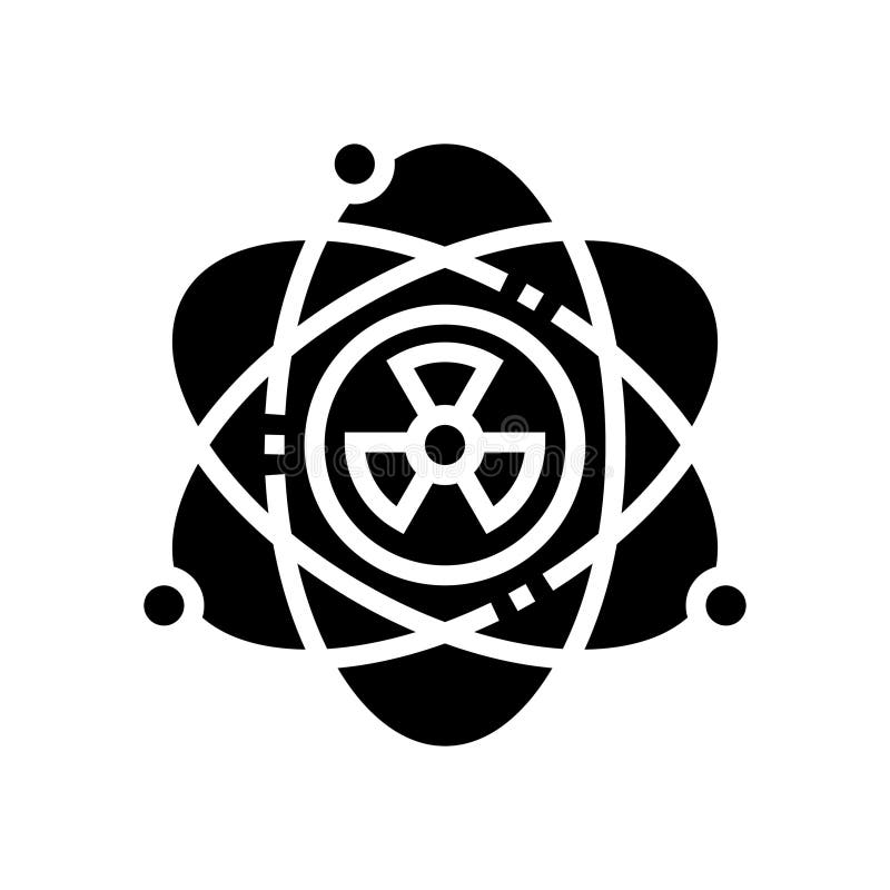 Nuclear Physics Nuclear Energy Color Icon Vector Illustration Stock ...