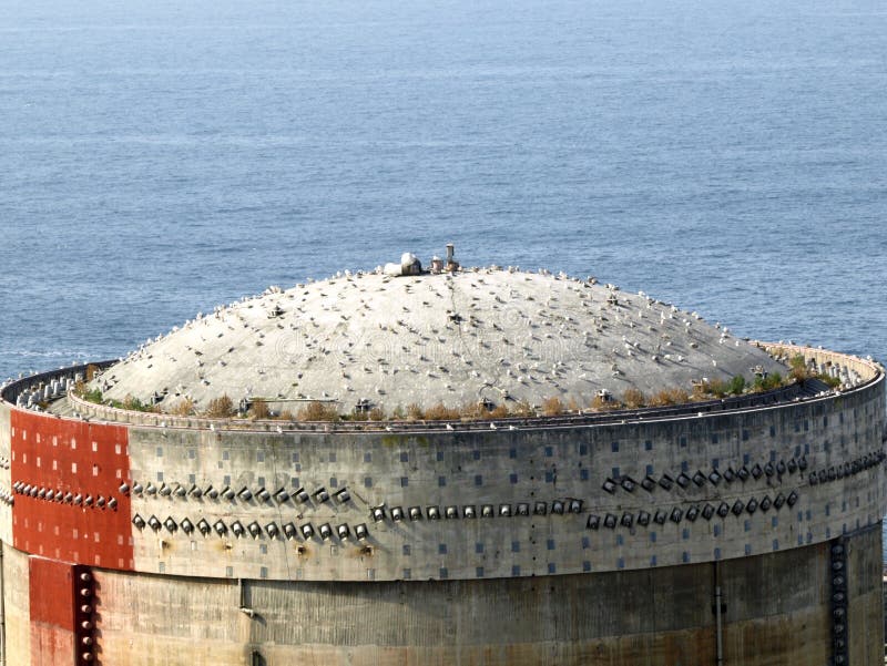 Lemoniz Nuclear Power Plant, Basque Country Stock Photo - Image of cape ...