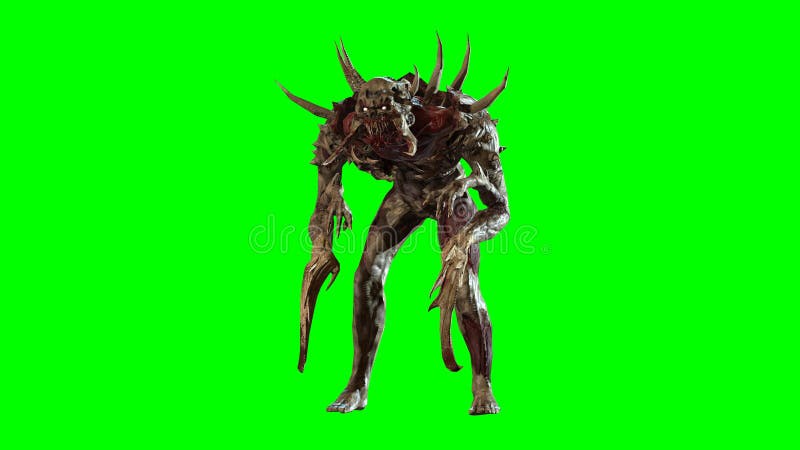 Nuclear Post-apocalypse Mutant 3d Render Stock Illustration ...