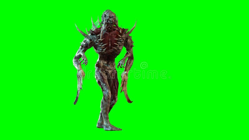 Nuclear Post-apocalypse Mutant 3d Render Stock Illustration ...