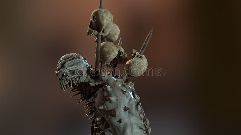 Nuclear Post-apocalypse Mutant Stock Illustration - Illustration of ...