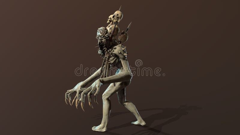 Nuclear Post-apocalypse Mutant Stock Illustration - Illustration of ...