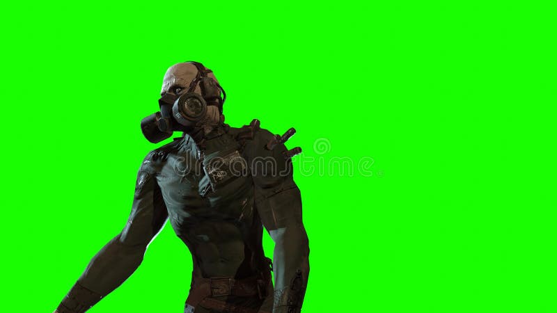 Nuclear Post-apocalypse Mutant Stock Illustration - Illustration of ...