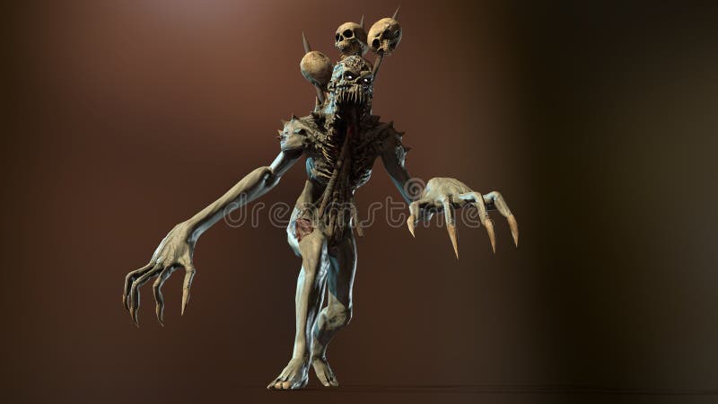 Nuclear Post-apocalypse Mutant Stock Illustration - Illustration of ...