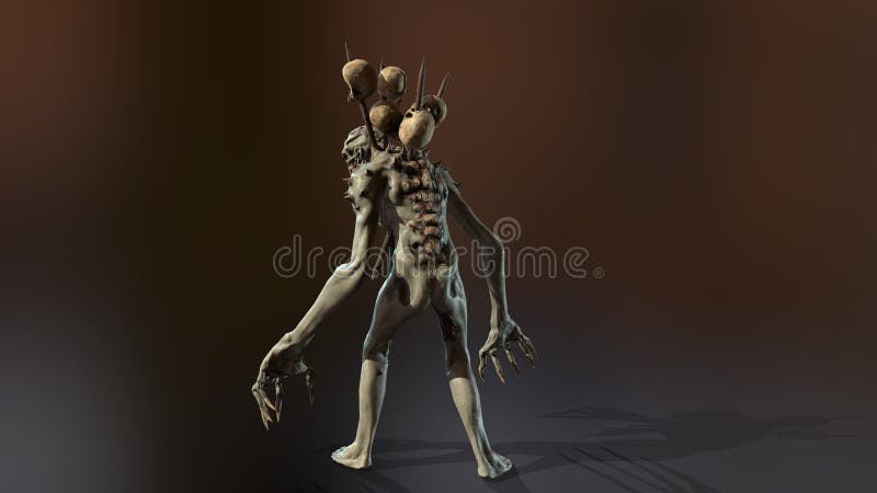 Nuclear Post-apocalypse Mutant Stock Illustration - Illustration of ...