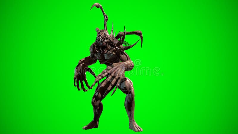 Nuclear Post-apocalypse Mutant 3d Render Stock Illustration ...