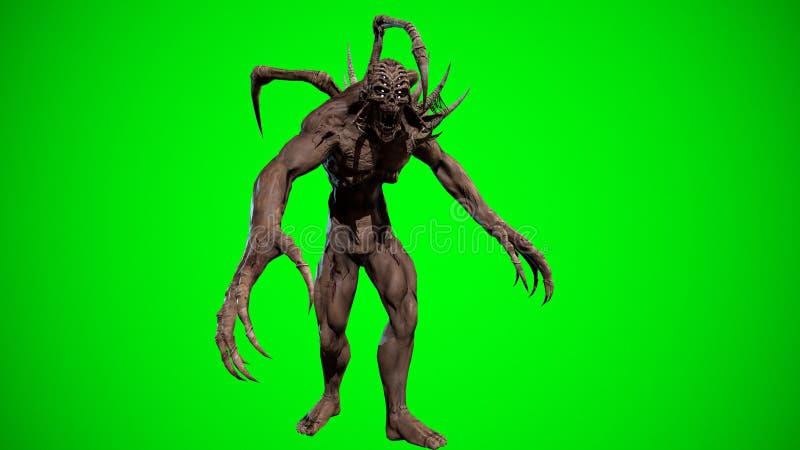 Nuclear Post-apocalypse Mutant 3d Render Stock Illustration ...