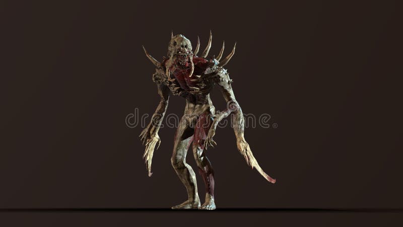 Nuclear Post-apocalypse Mutant 3d Render Stock Illustration ...