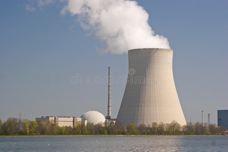 Chimneys of Nuclear Power Plant Stock Image - Image of dukovany, atomic ...