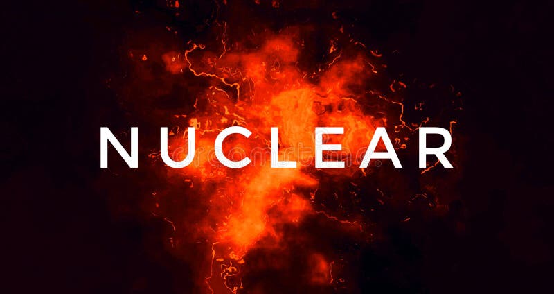 Nuclear Power Energy War Weapons Abstract Background Illustration Stock ...