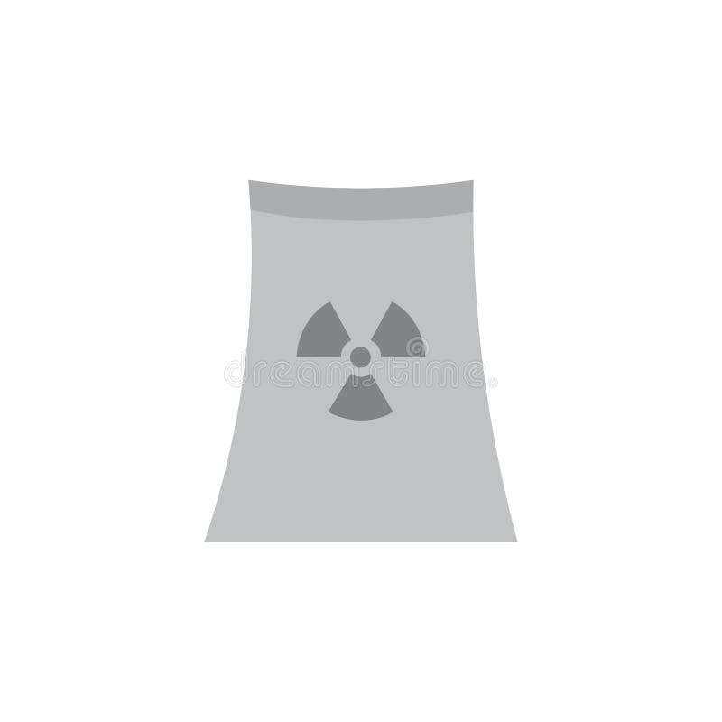 Nuclear Power Flat Icon Vector Design Illustration Stock Vector ...