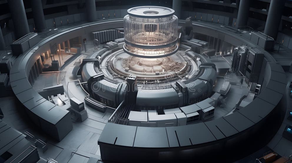 Nuclear Power Fusion Energy Radiation Nuclear Reactors Two Generative ...