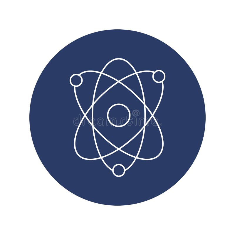 Nuclear Power Particle Icon Vector Stock Vector - Illustration of ...