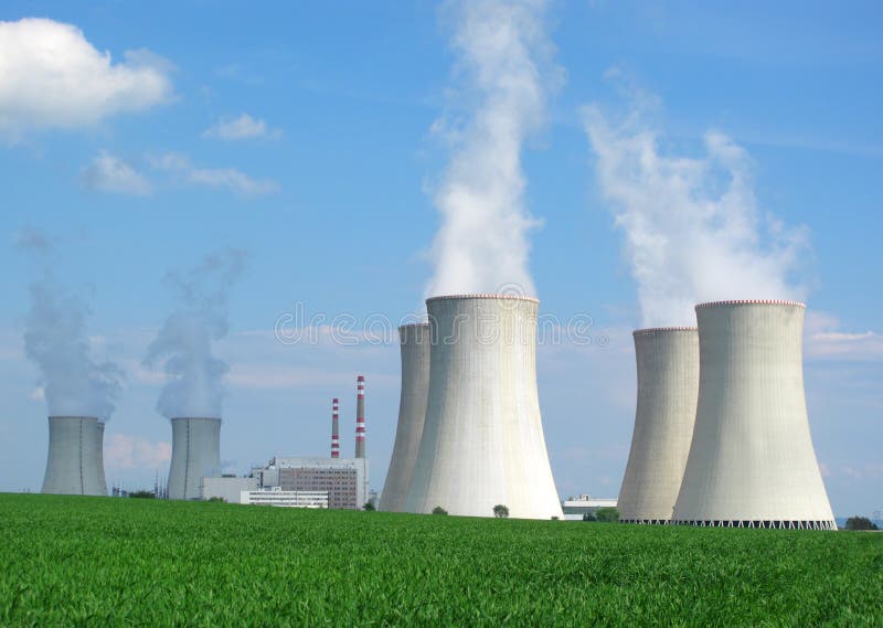 Nuclear Power Plant in Bulb Stock Photo - Image of environmental ...