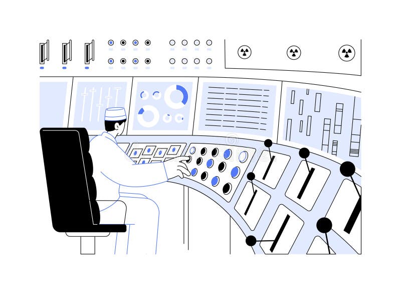 Control Room Power Plant Stock Illustrations – 411 Control Room Power ...