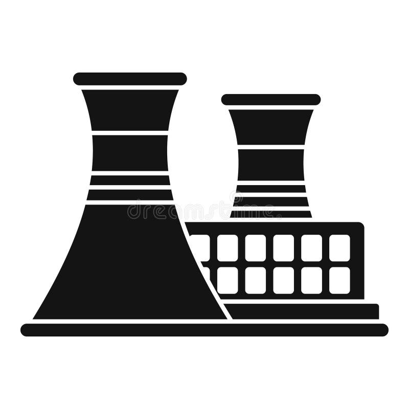 Nuclear Power Plant Generating Electricity from Atomic Energy Stock ...