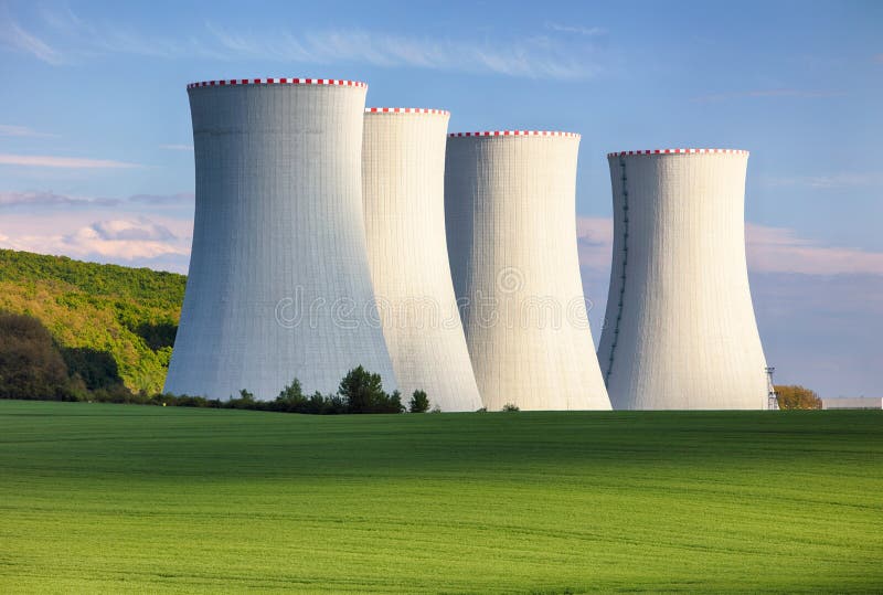 Nuclear power plant stock photo. Image of electric, nuclear - 71470204