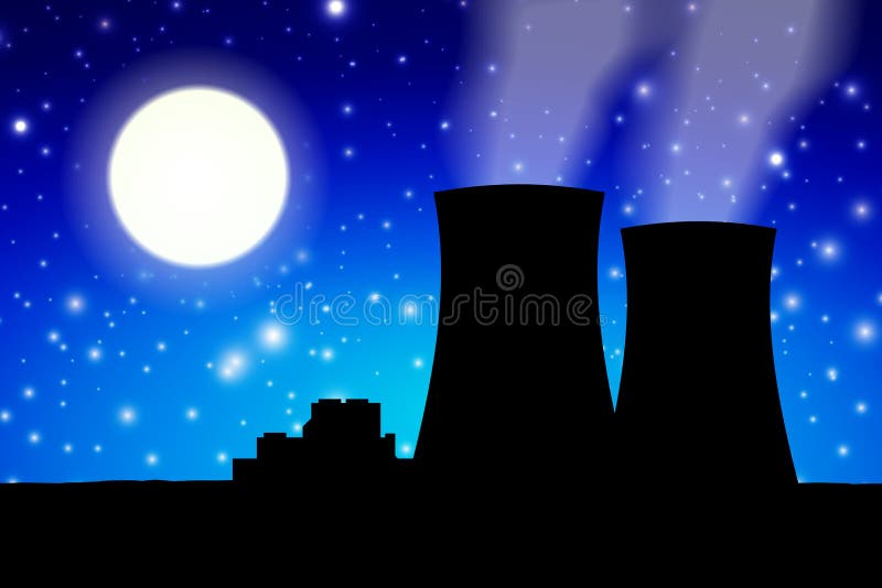 Power Plant Night Stock Illustrations – 4,737 Power Plant Night Stock ...