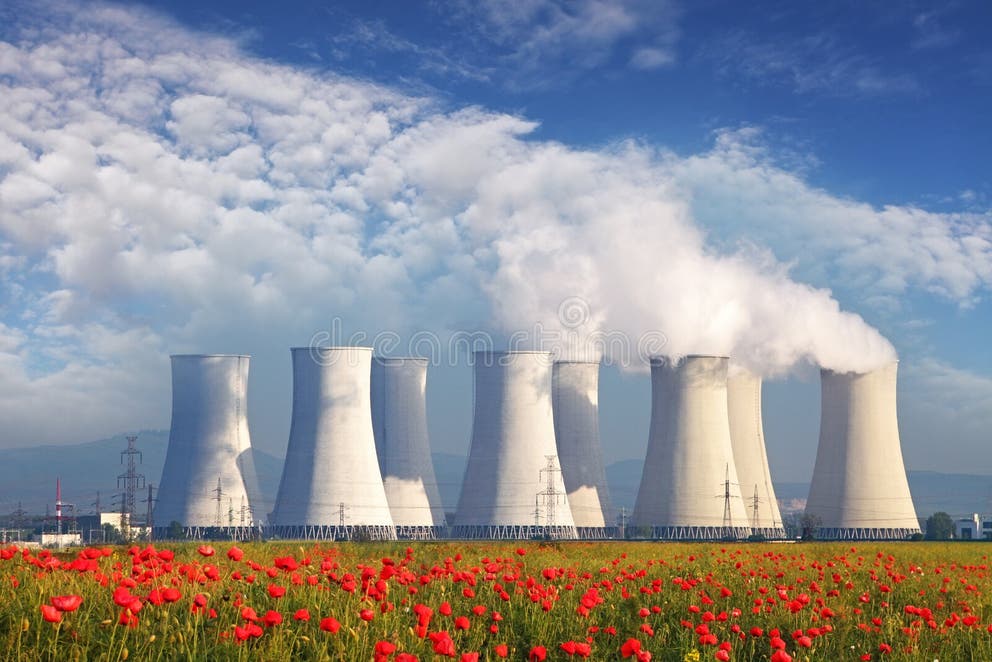 Nuclear power plant stock photo. Image of energy, industry - 40603250