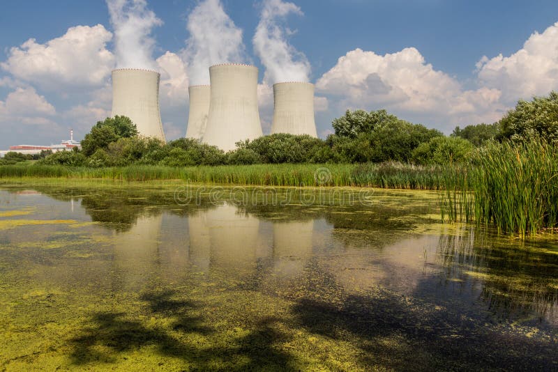 Nuclear Power Plant Temelin, Czech Republ Stock Photo - Image of ...